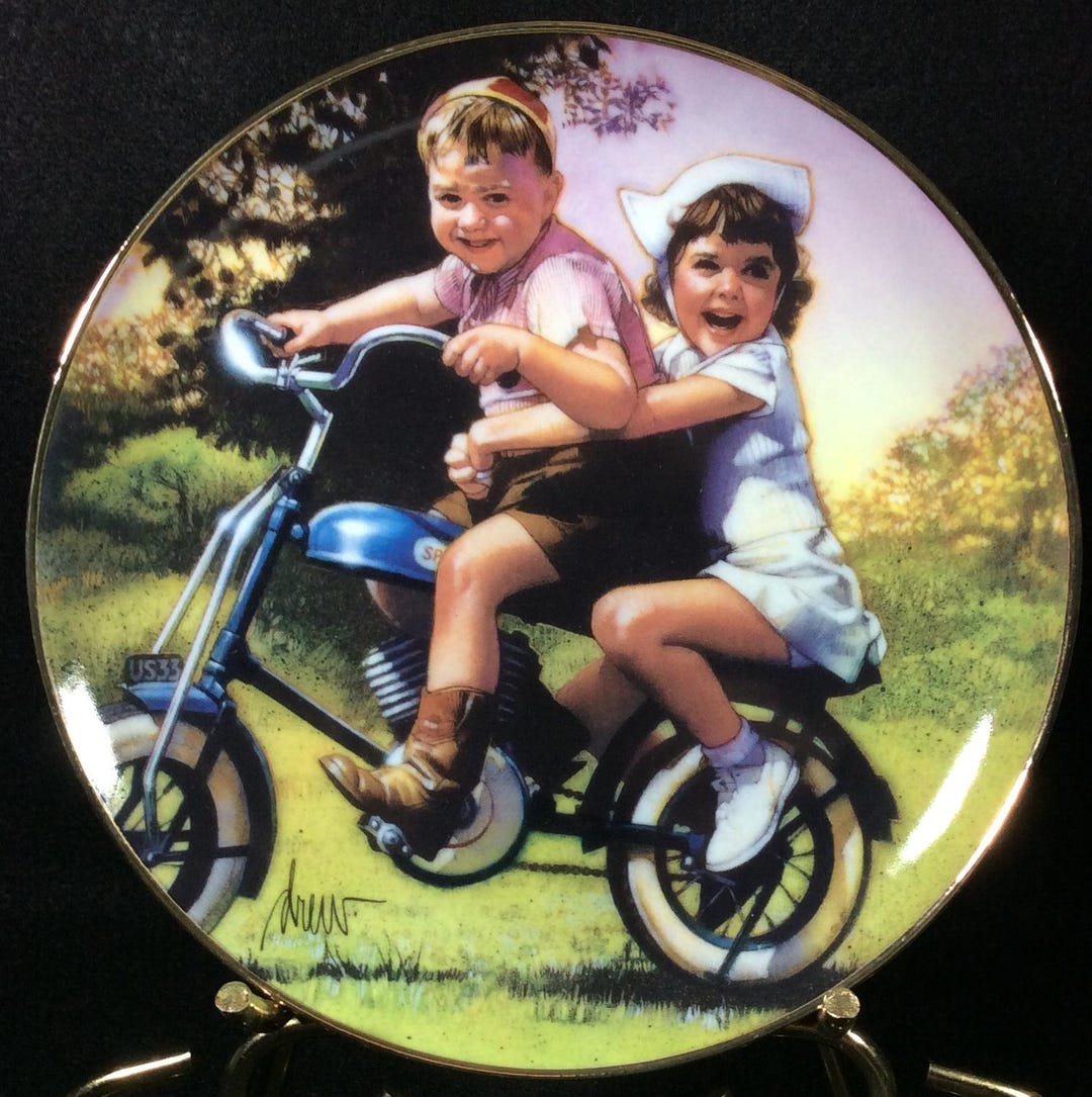 Original the Little Rascals Hang on Tight Collector Plate From the ...