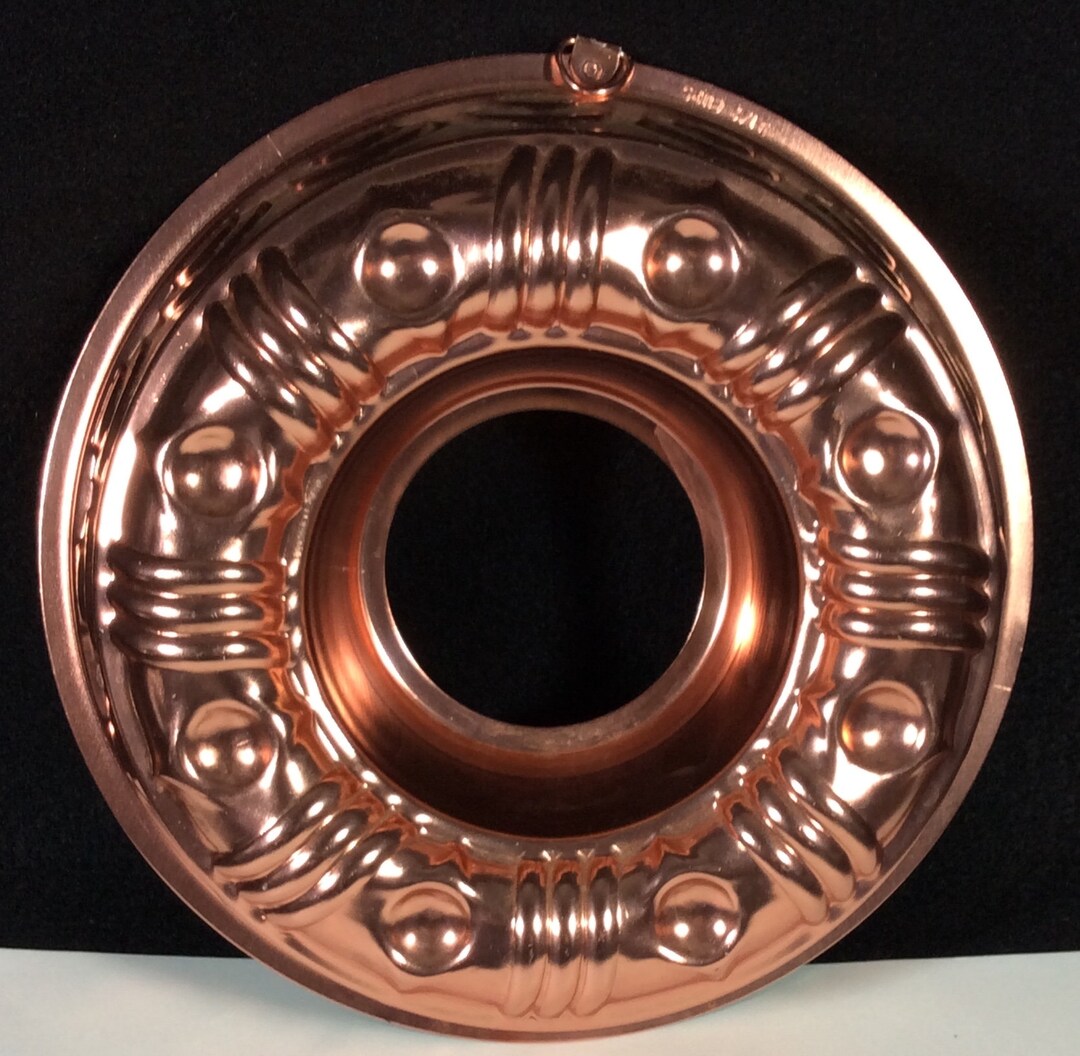 Copper Colored Aluminum Round Ring, Mold, Jello, Ice, Chocolate, Pate ...
