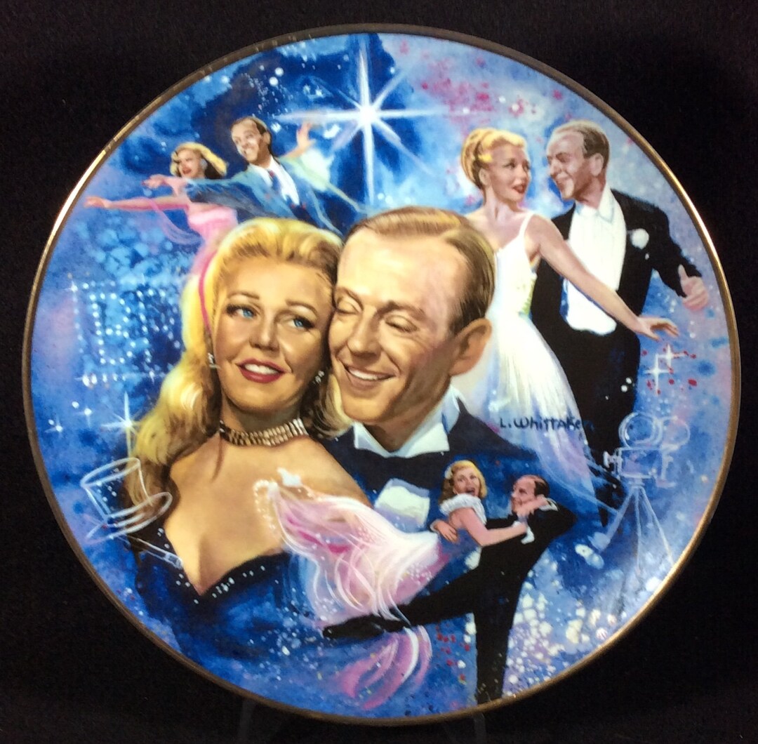 Fred and Ginger Collector Plate, Second in the Series the Golden Age of ...