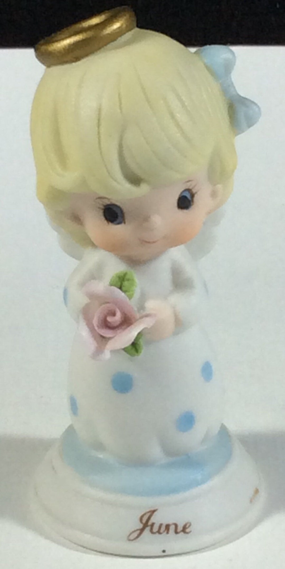 June Porcelain Lefton Angel, 03225, Blonde, 1980's - Etsy