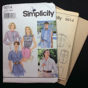Simplicity Misses Set of Shirts Pattern 9014 Size 6, 8, 10 - Etsy