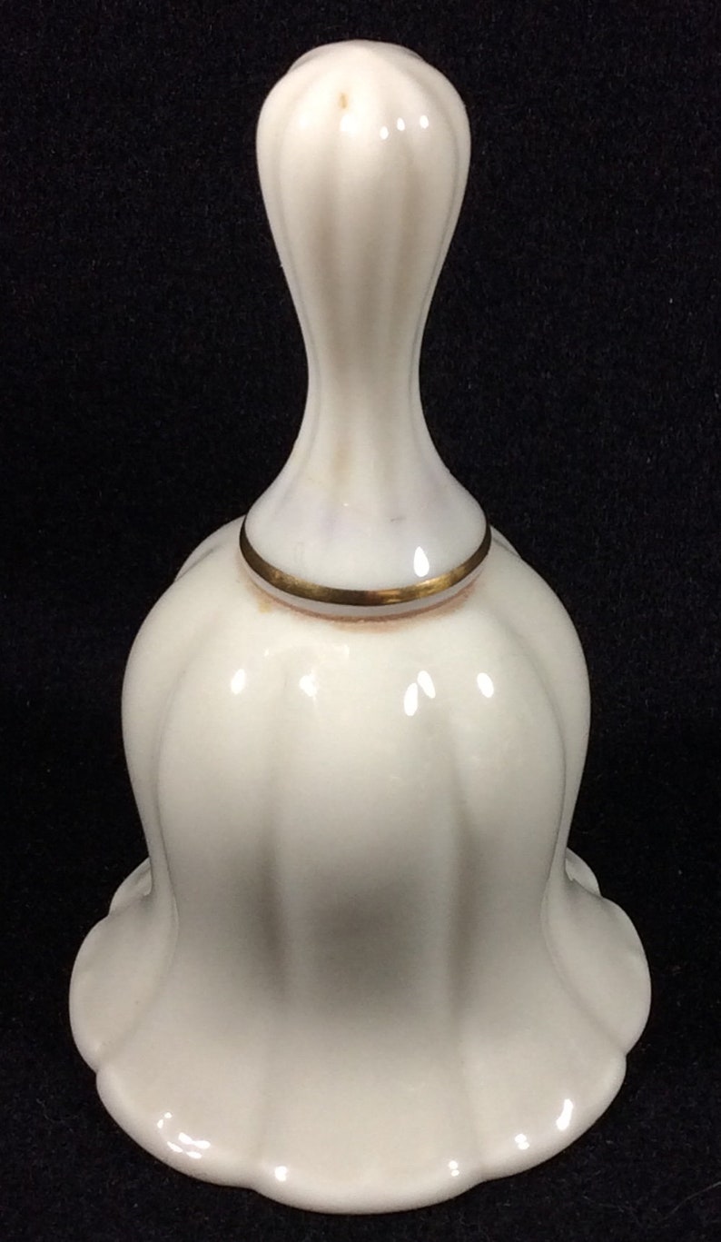 Beautiful Bell From Lenox, Made in the USA, Cream, Trimmed in Gold ...