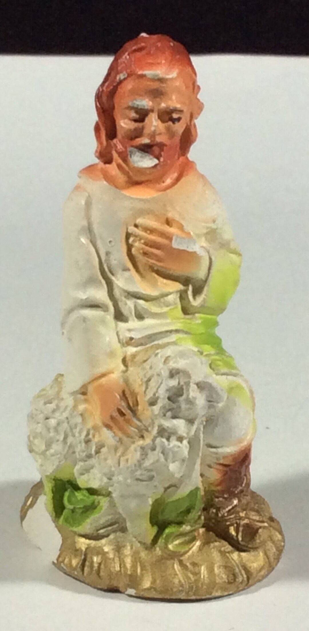 1950's Shepperd Chippy Chalkware Nativity Piece, Small, Straight From ...