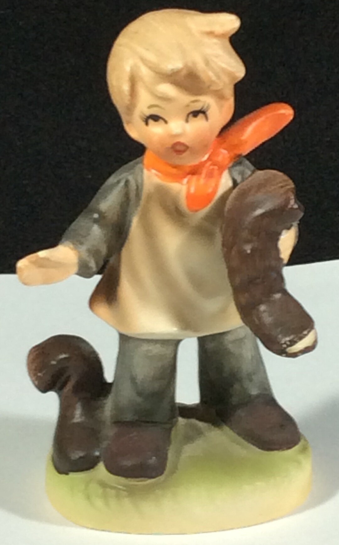 Little Boy Boot Repair From Royal Crown, Figurine, Statue, Made in ...