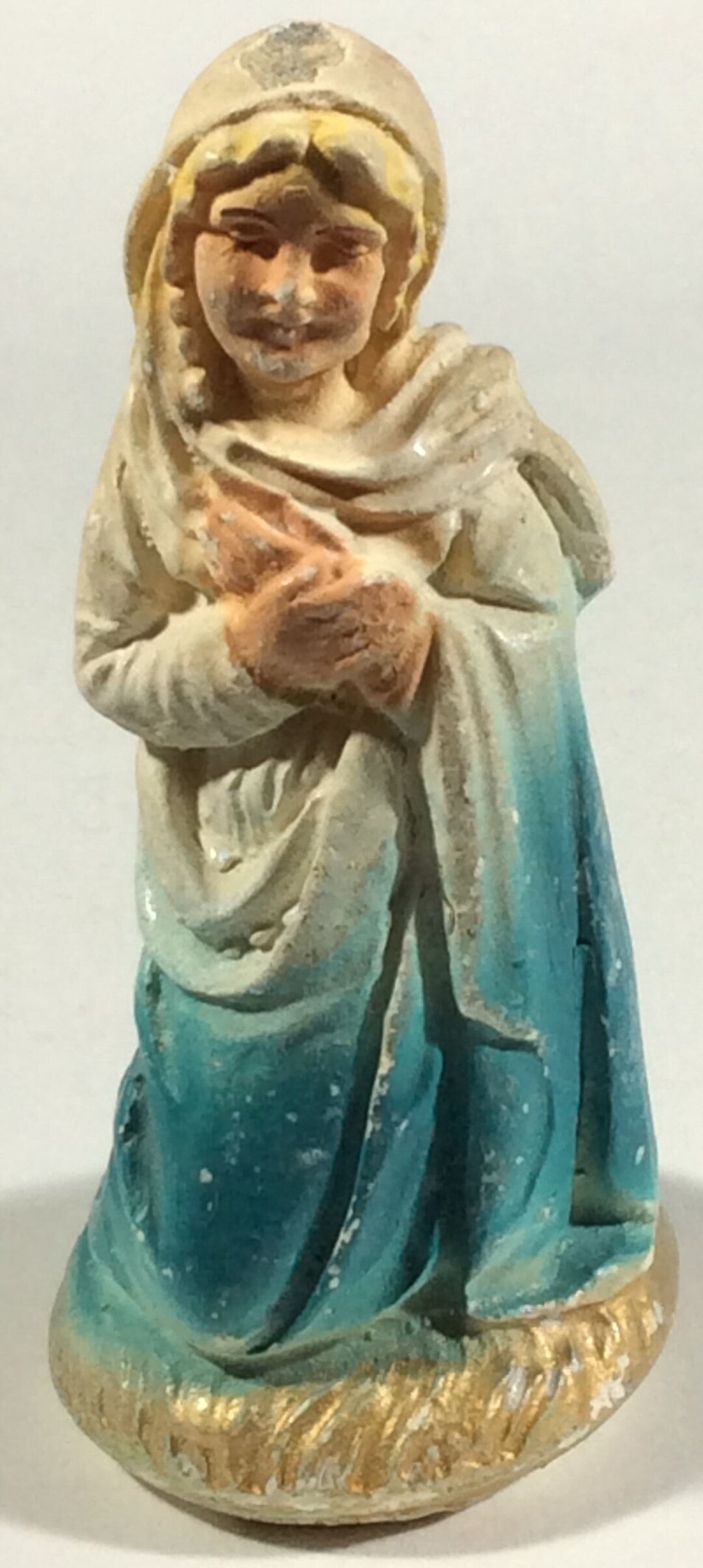 1950's Mary Chippy Chalkware Nativity Piece, Small, Straight From the ...