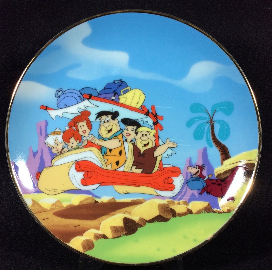 The Flintstones Collector Plate From Franklin Mint, Porcelain, Trimmed ...