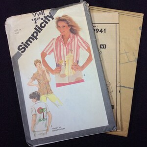 Simplicity Misses' Shirt Pattern 9941 Size 14 - Etsy