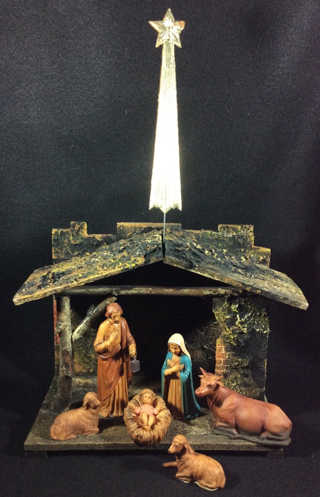 Six Piece Nativity Set From Art Plastic, Christmas, Baby Jesus, Holiday ...
