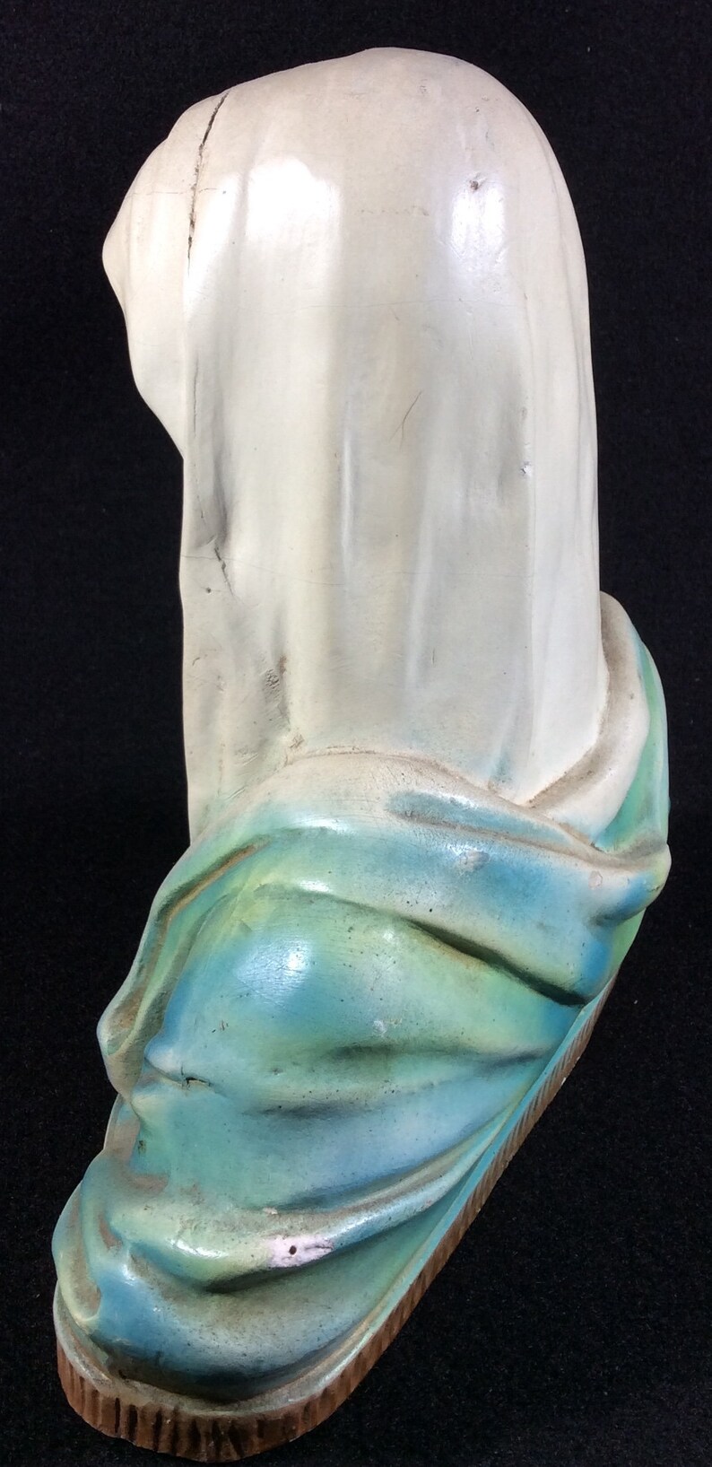 The Most Sacred Heart of Mary, Bust, Plaster, Contemplative, Devotional ...
