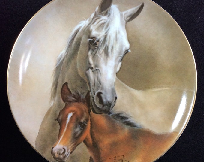 Arabian Mare and Foal, Second Issue in the House of Fred Stone ...