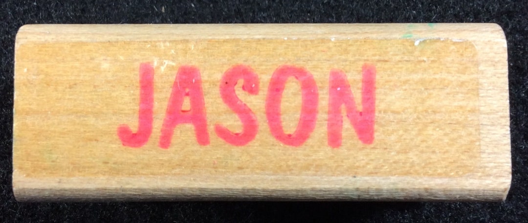 Jason Wood Mounted Rubber Stamp - Etsy