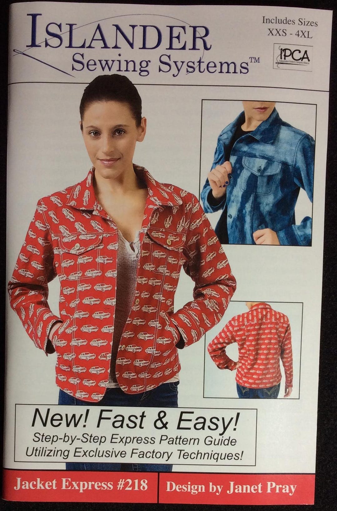 Islander Sewing Systems Jacket Express Pattern 218 - Etsy