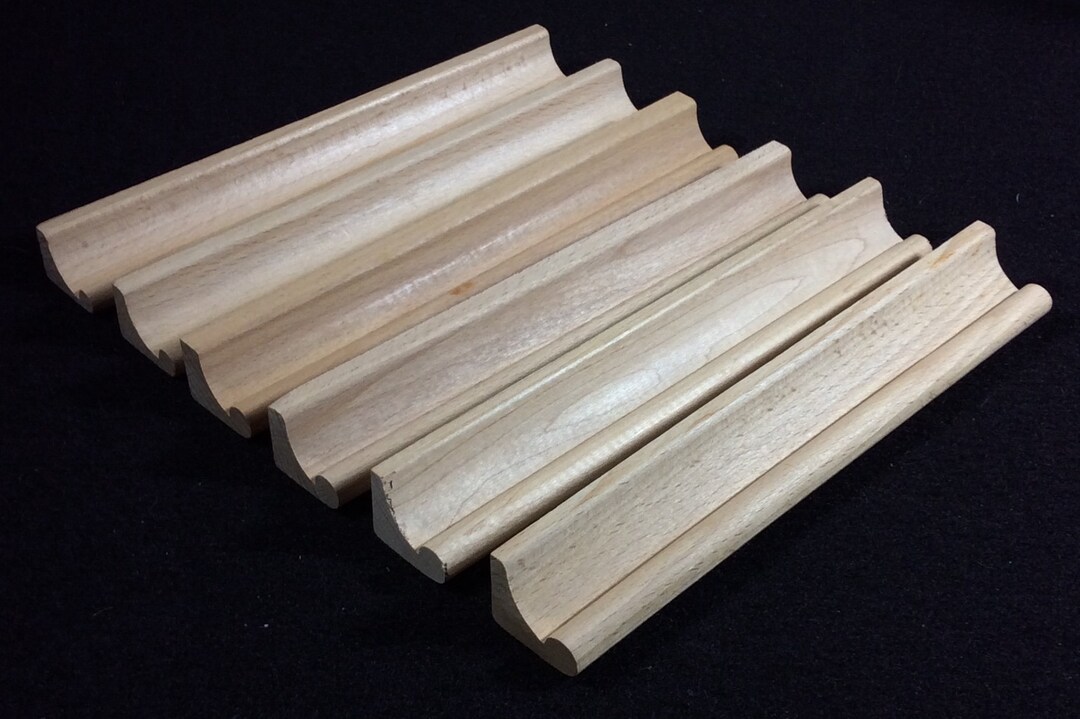 6 Scrabble Tile Racks, Rails, Holders, Trays, Wood, Game Piece ...