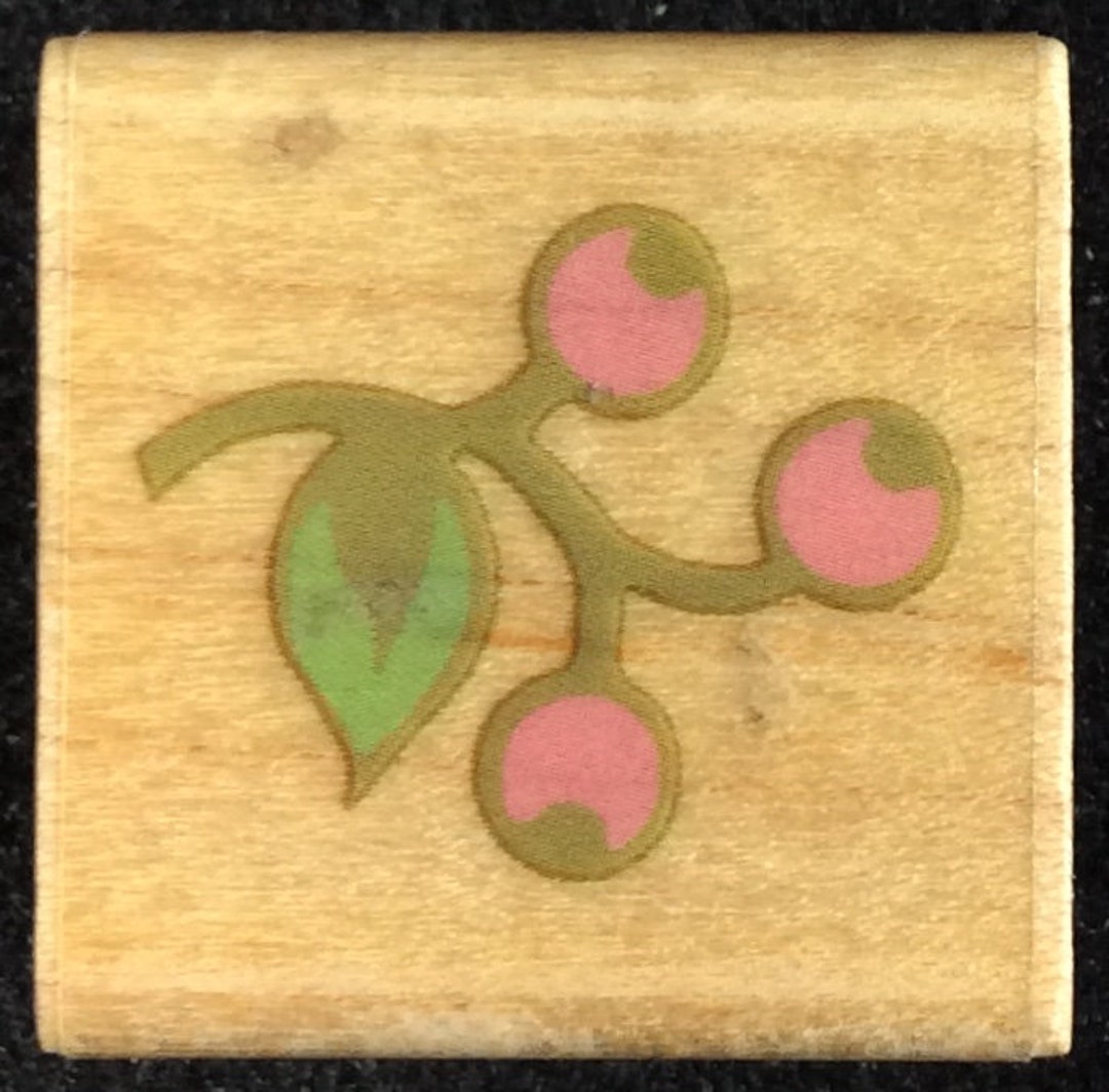 Small Berries Wood Mounted Rubber Stamp From Rubber Stampede, Berry ...