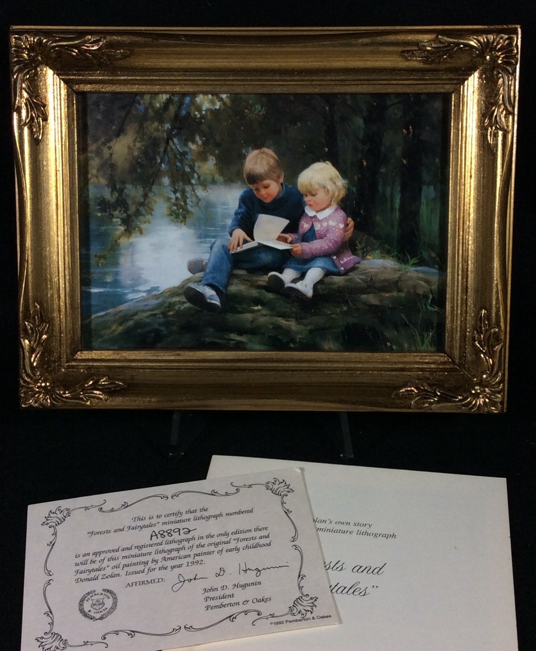 Forests & Fairytales, Miniature Lithograph, Framed Art From Donald ...