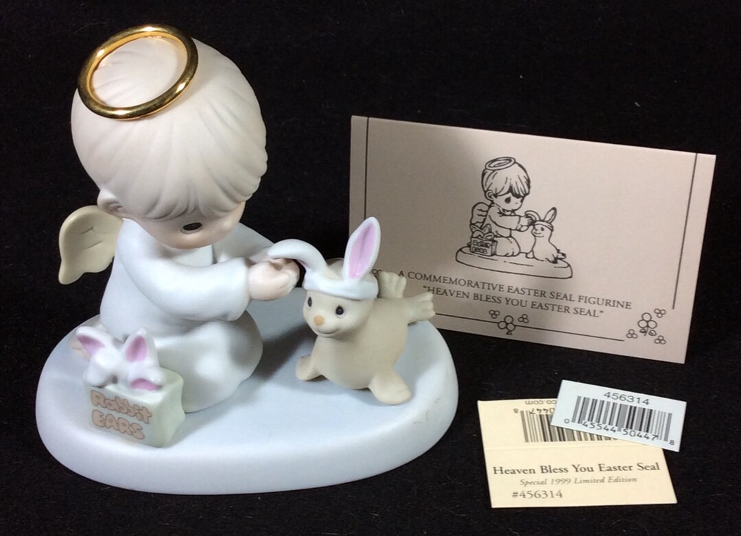 Precious Moments Heaven Bless You Easter Seal, 456314, Enesco, PMI ...