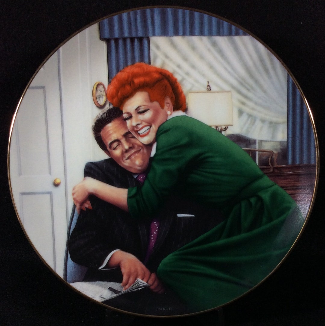 The Big Squeeze From Jim Kritz From the Official I Love Lucy Plate ...
