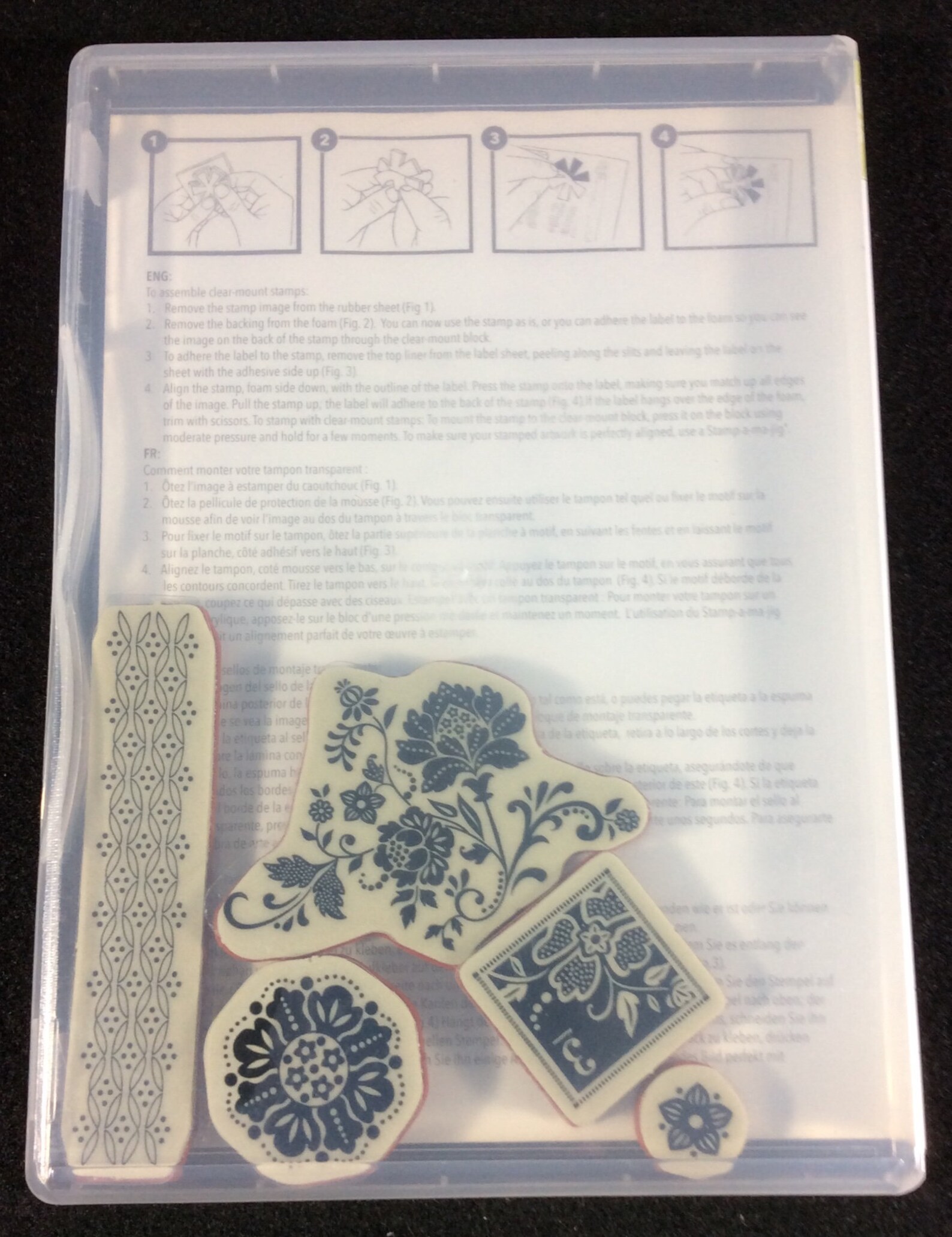 Fresh Vintage Cling Mount Rubber Stamp Set From Stampin Up, Flowerer ...