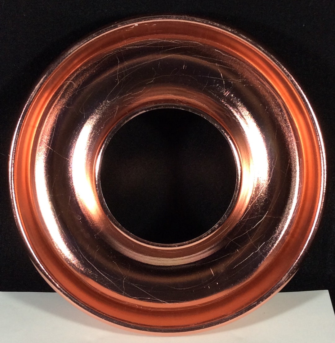 Copper Colored Aluminum Round Ring, Mold, Jello, Ice, Chocolate, Pate ...