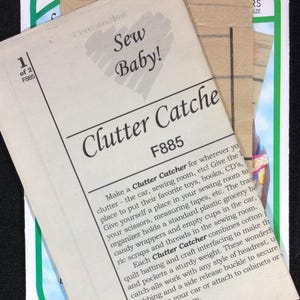 Clutter Catchers for the Car Pattern F885 From Sew Baby Fits Any Size Headrest - Etsy Australia