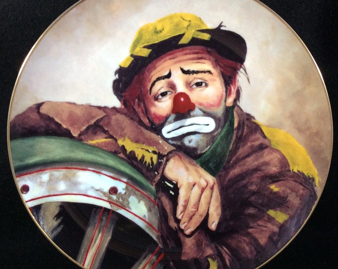 Emmett Collector Plate, First in the Series Celebrity Clowns, Emmett ...