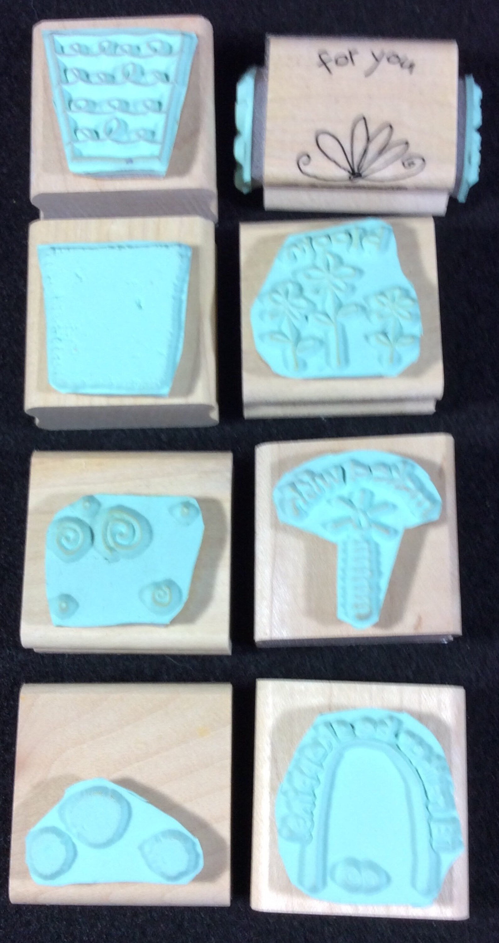 Fun Filled Wood Mounted Rubber Stamp Set From Stampin up 105461 ...
