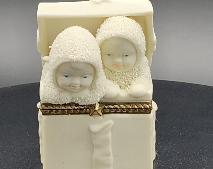 Snowbabies Surprise Hinged Porcelain Box Figurine, Department 56 ...