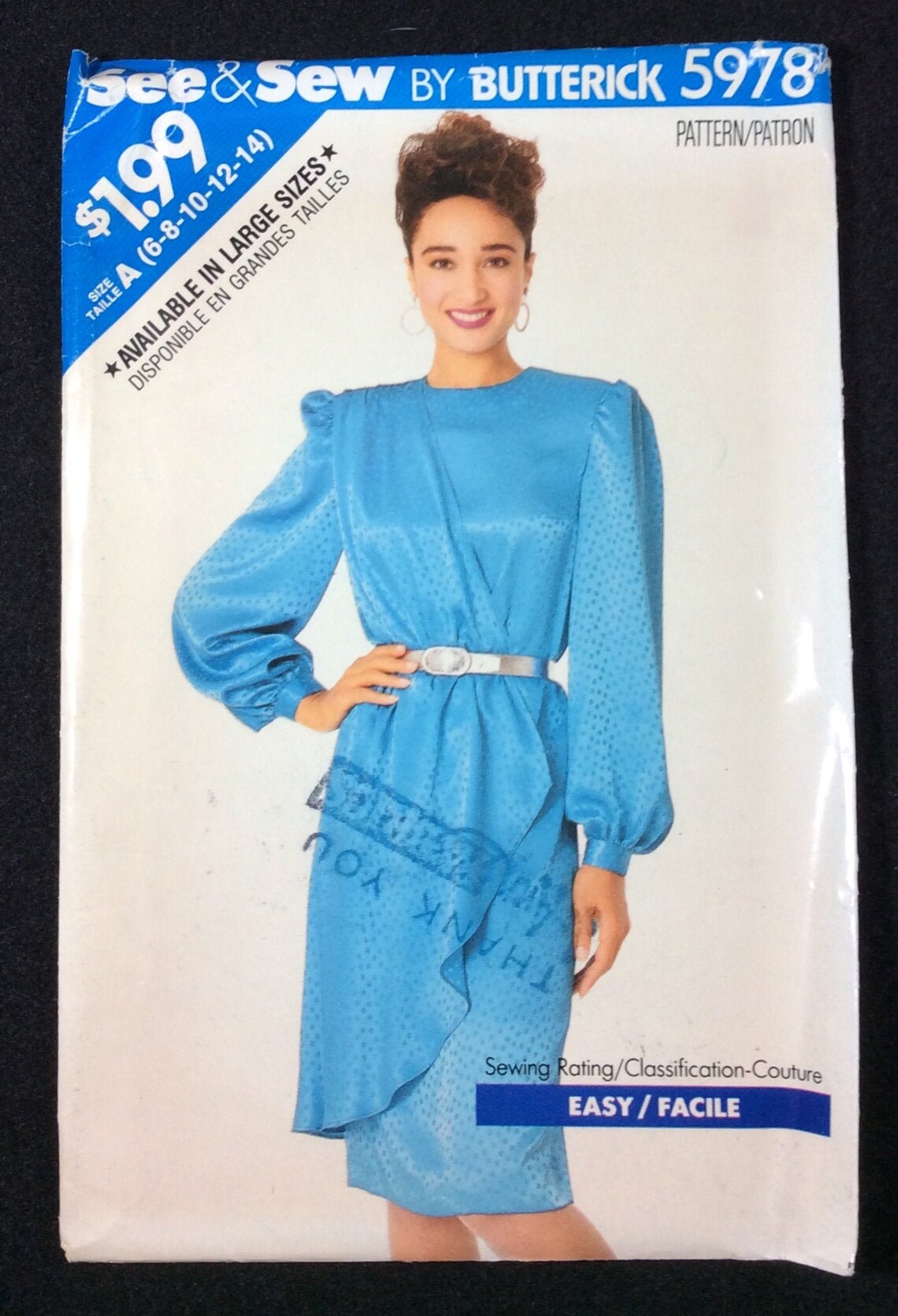 See & Sew by Butterick Misses' Dress Pattern 5978 Size 6 - Etsy