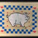 Happy Pig Wood Mounted Rubber Stamp From Rubber Stampede, 723D, Farm ...