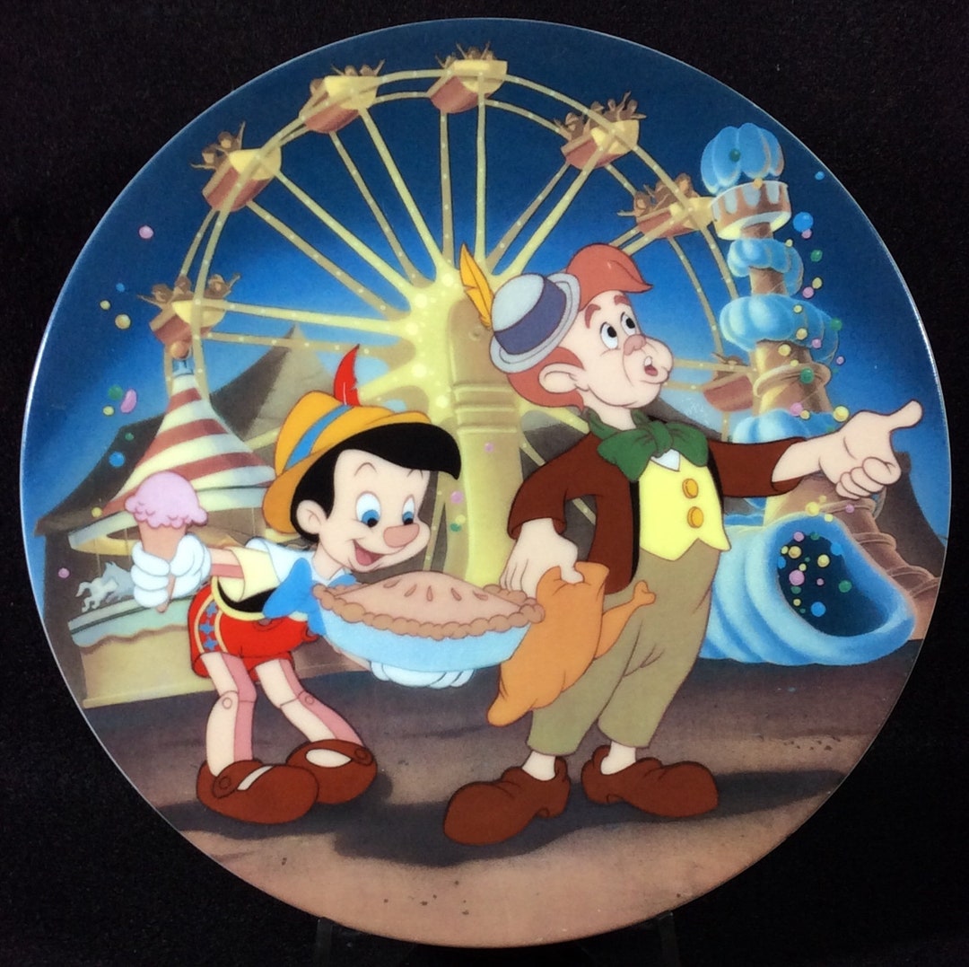 Pleasure Island, Fifth in the Walt Disney's Pinocchio Plate Collection ...