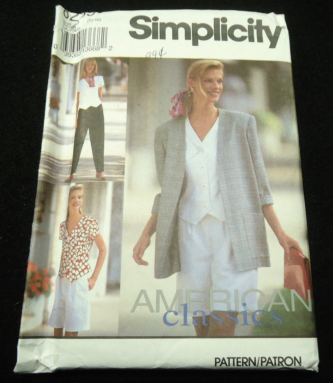 Simplicity Misses' Pants or Shorts, Top and Unlined Jacket Pattern 8239 ...