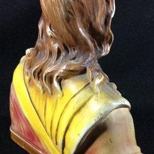 The Most Sacred Heart of Jesus. Bust, Plaster, Contemplative ...