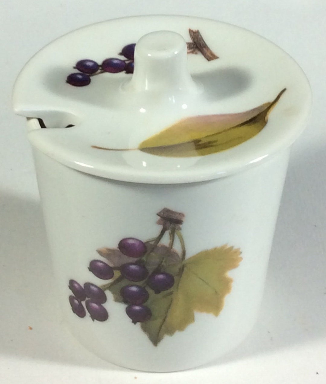 Eversham Bone China Mustard, Royal Worcester, Made in England, Fruit ...