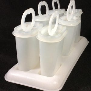 Vintage Tupperware Ice Tups Popsicle Maker, Set of Six, Frozen Treat ...