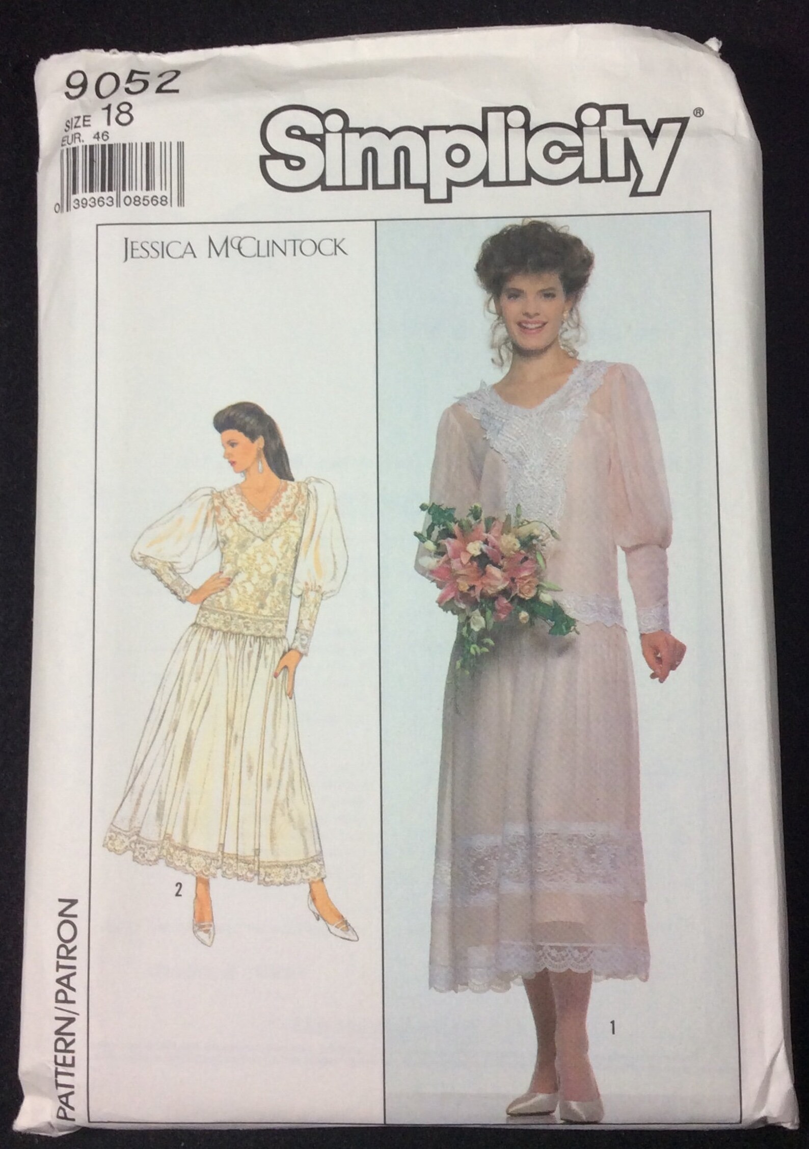 Simplicity Misses' Dress and Slip Pattern 9052 Size 18 - Etsy
