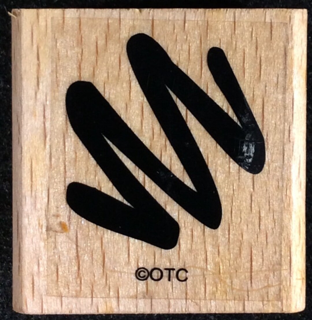 Streamers Wood Mounted Rubber Stamp From Oriental Trading Company ...