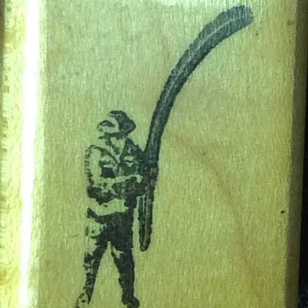 Fishing Rubber Stamp - Etsy