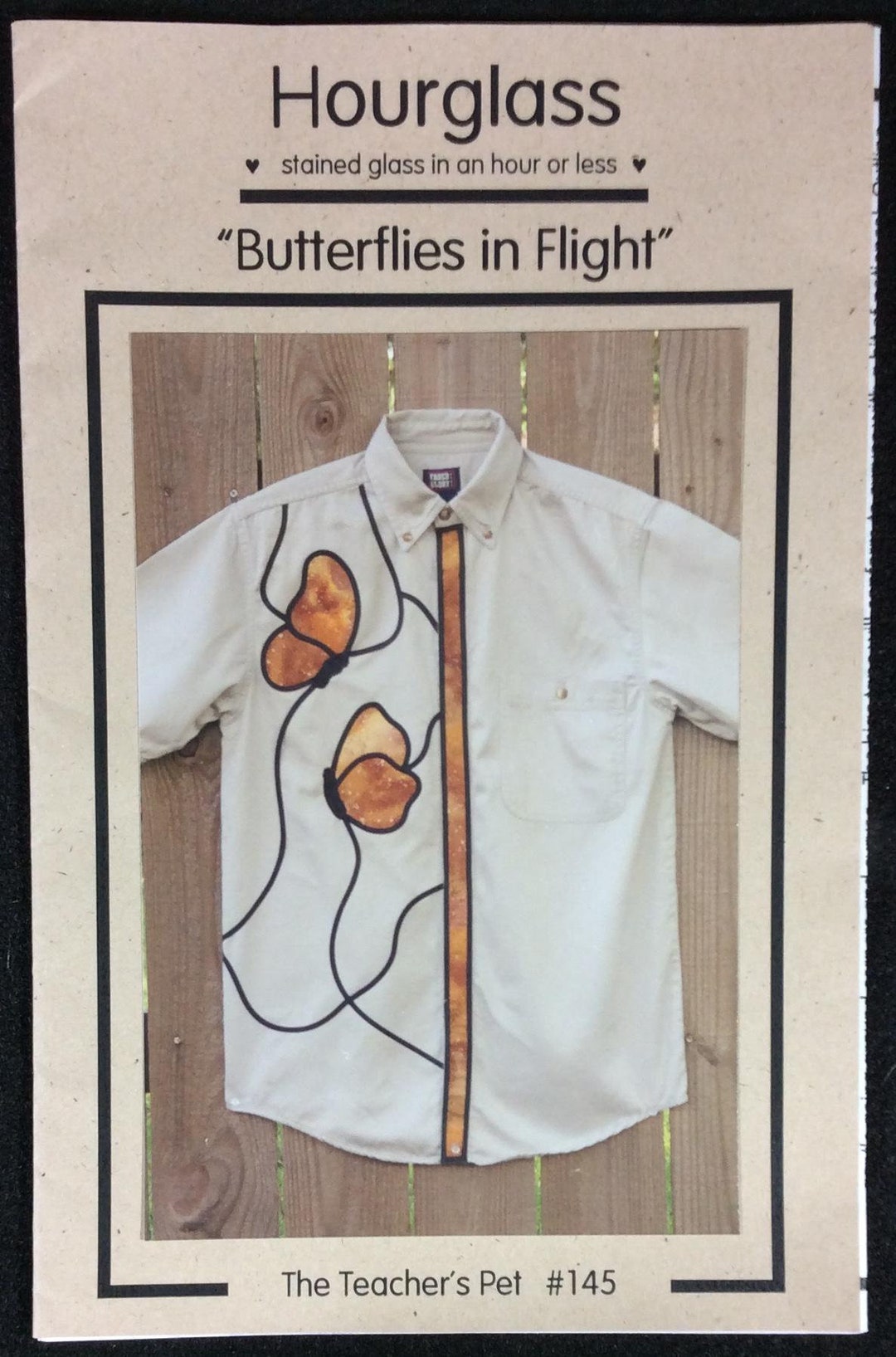 Butterflies in Flight #145 Stained Glass Applique Pattern in an Hour or ...