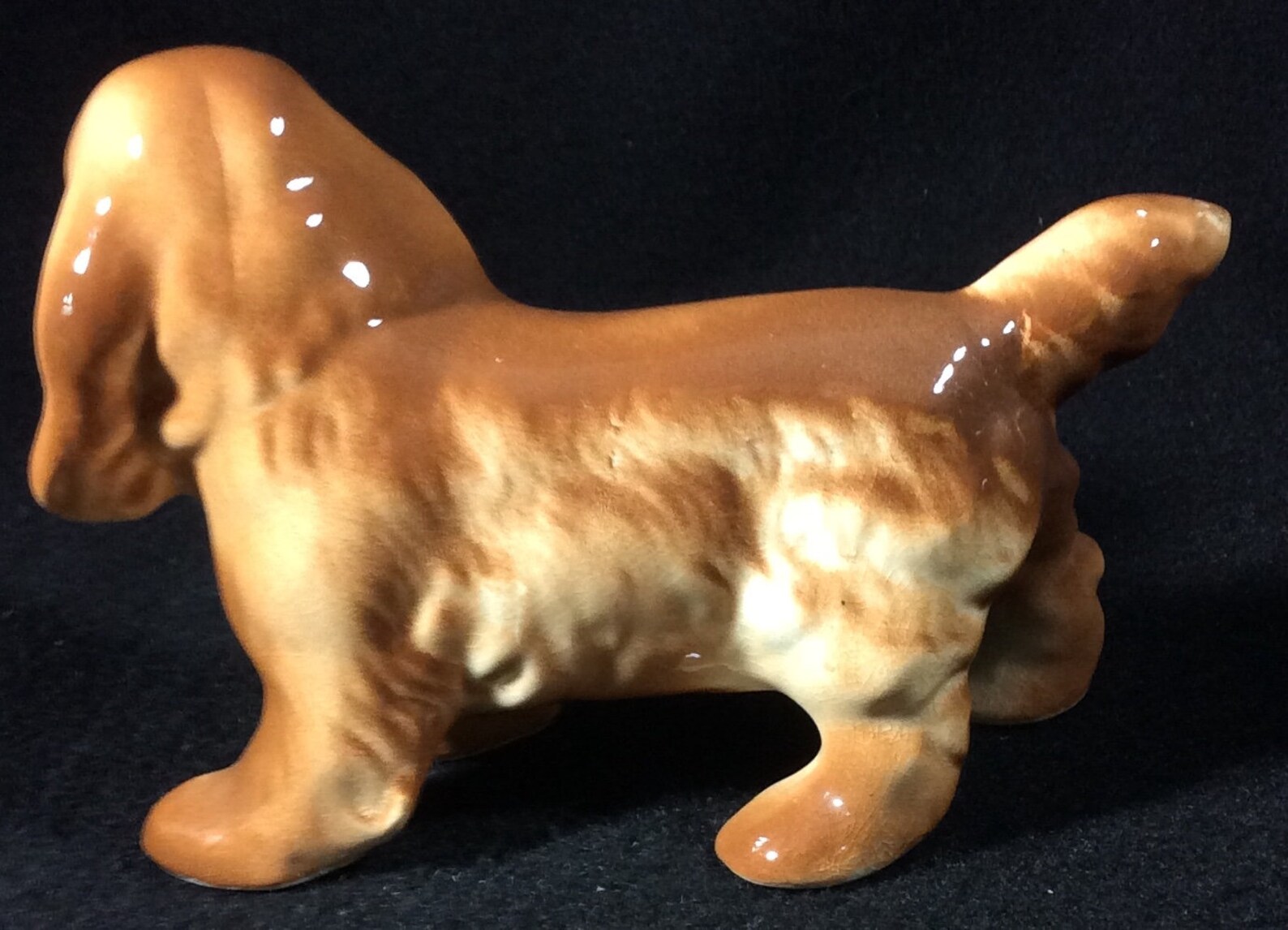 Ceramic Cocker Spaniel Dog Pooch Canine Standing Brown and - Etsy