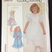 Simplicity Child's Dress Pattern 8711, Size 3 Girls', Gunne Sax ...