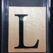Letter L Monogram Wood Mounted Rubber Stamp From Stampin Up - Etsy