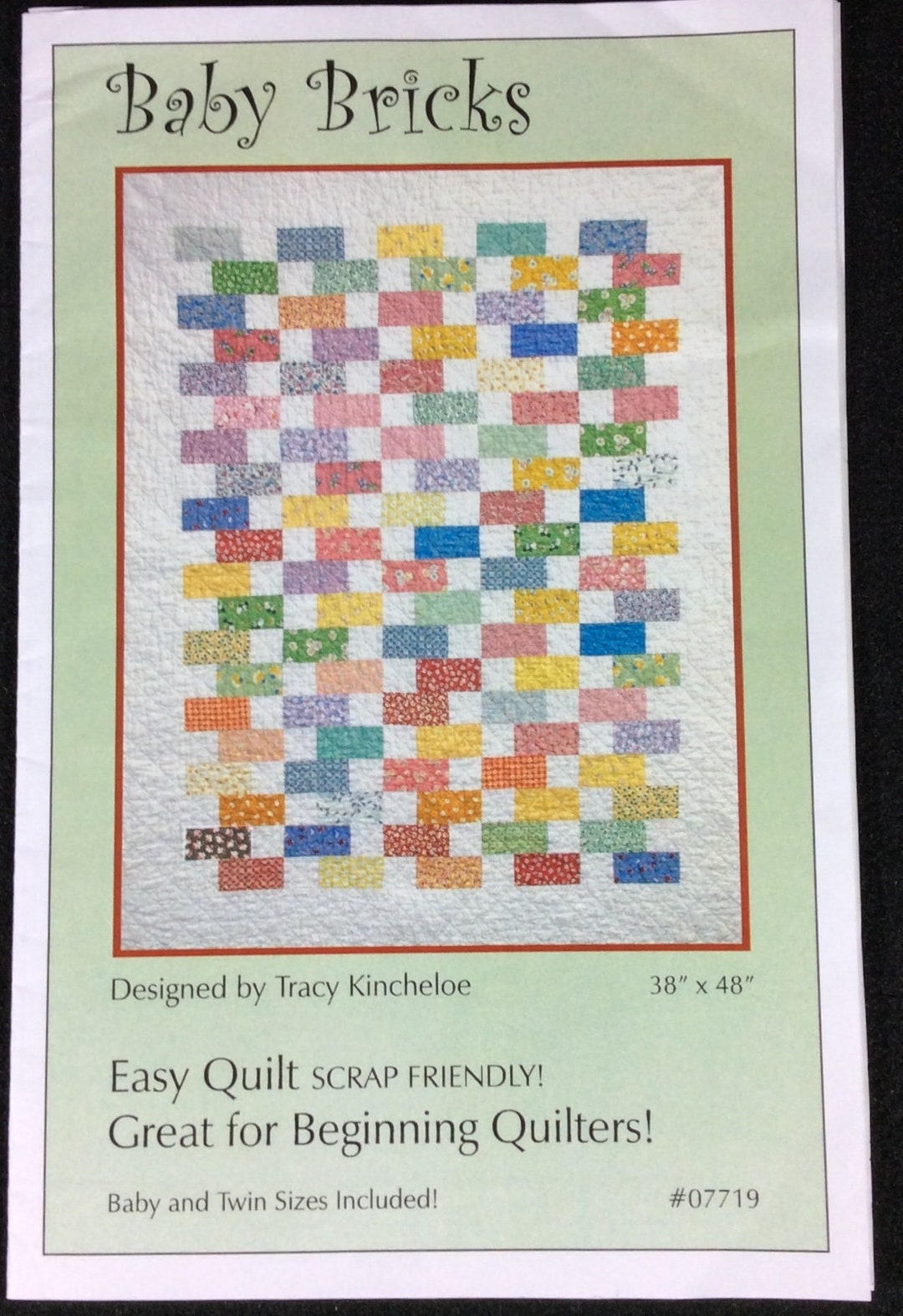 Baby Bricks Quilt Pattern From Tracy Kincheloe, Easy Quilt, Baby, Twin ...