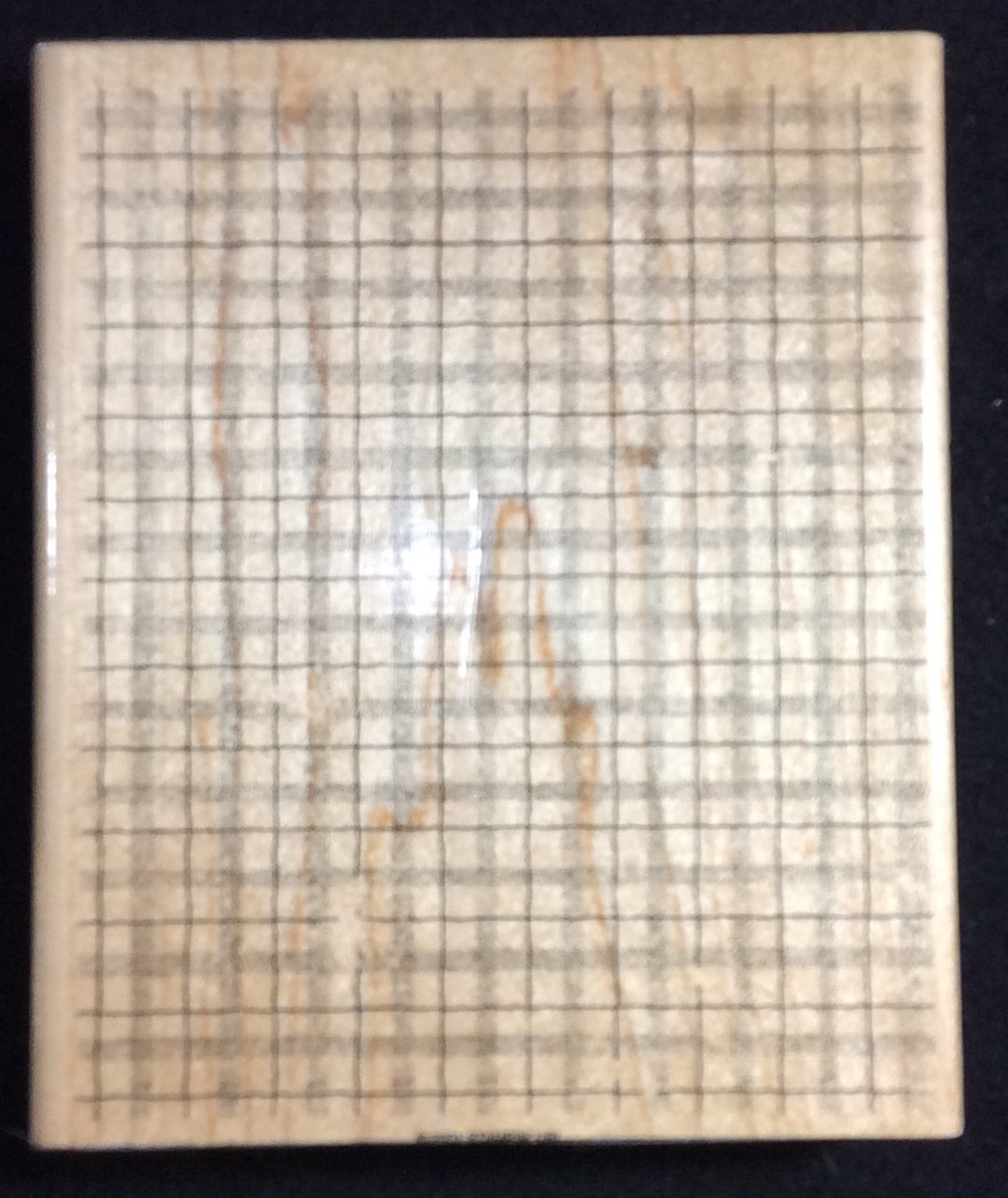 Plaid Background Wood Mounted Rubber Stamp From Stampin Up, Winter ...