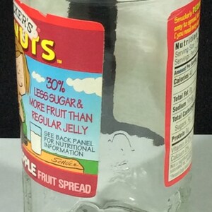 Peanuts Smuckers Jelly Jar, 1990's, Charlie Brown, Snoopy, Linus, Has ...