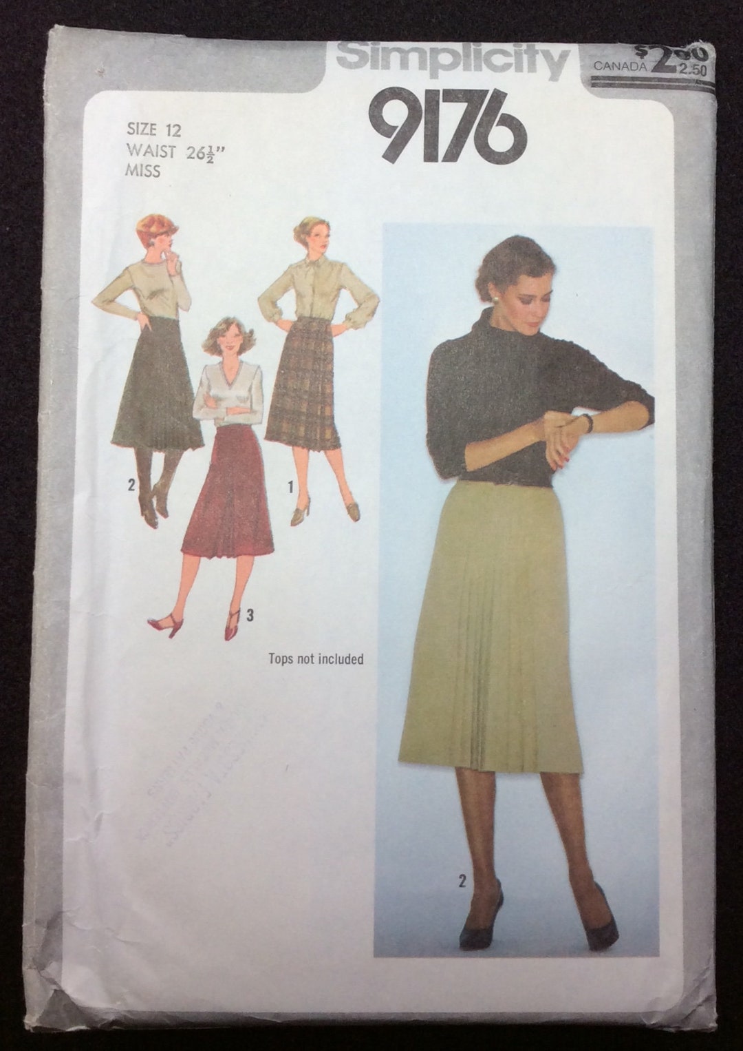 Simplicity Misses' Set of Skirts Pattern 9176 Size 12 - Etsy