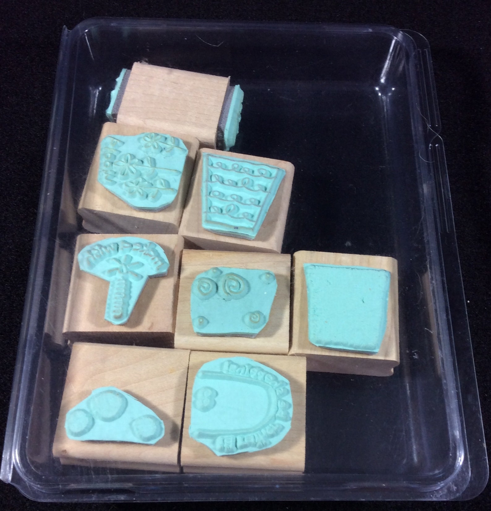 Fun Filled Wood Mounted Rubber Stamp Set From Stampin up 105461 ...