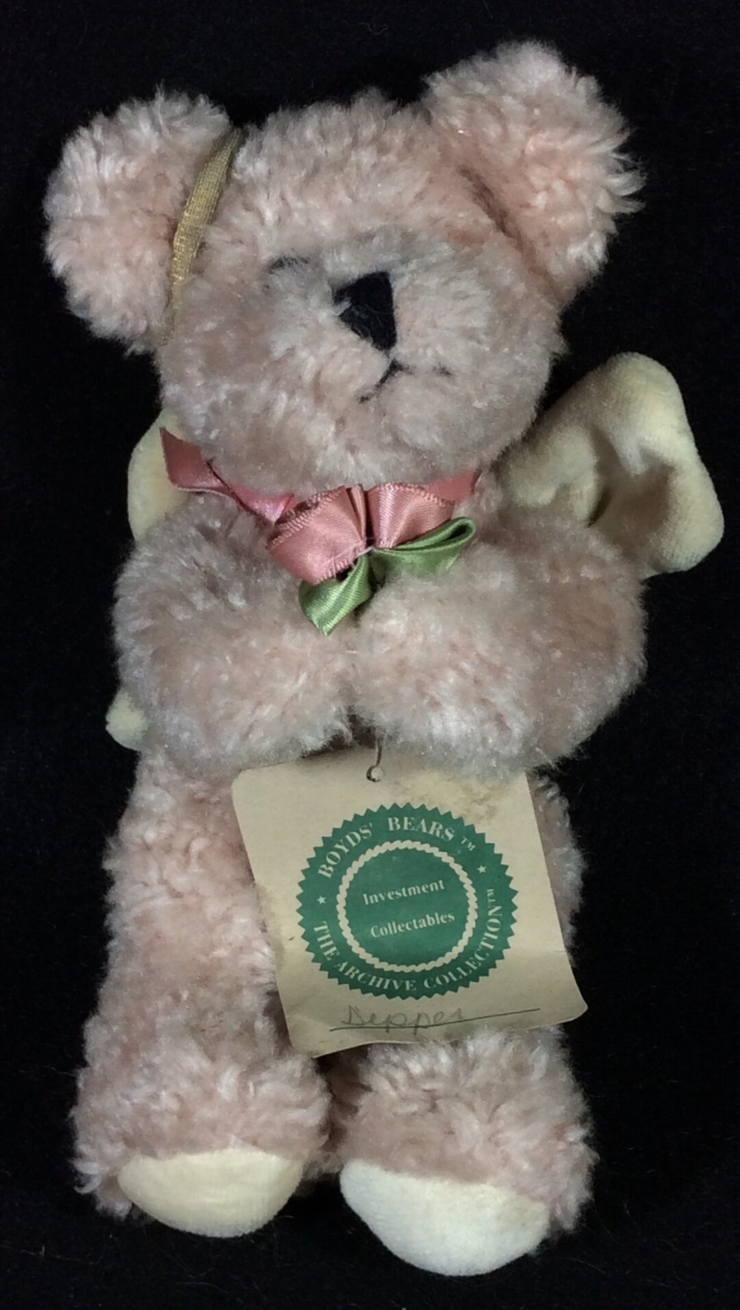 Boyd's Artisian Bear Dipper, Angel, 8 Inches, Jointed, Retired, Plush ...