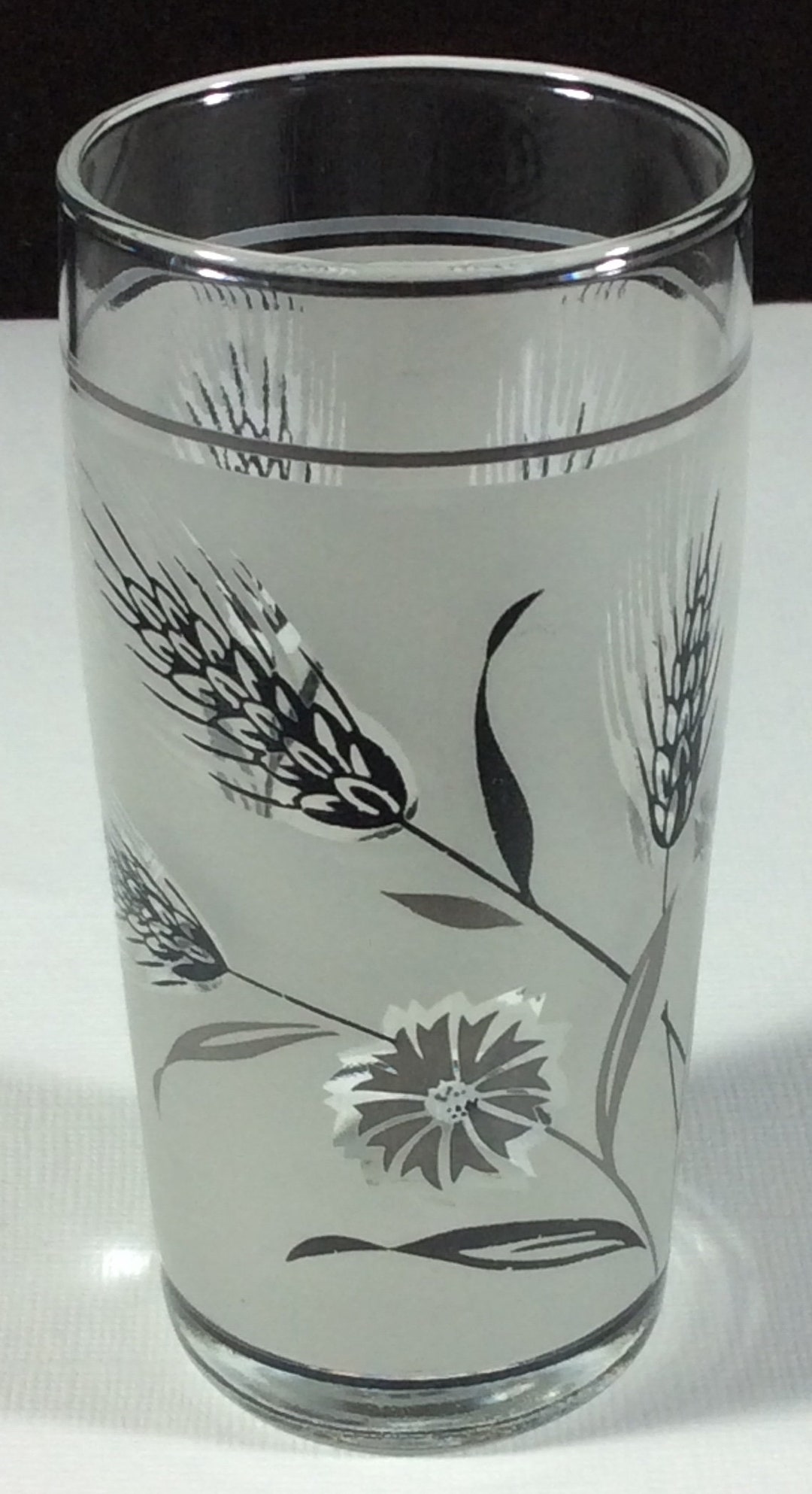 Libby Silver Wheat, Juice Glass, 4 Ounce Juice Glass, Drinking Glass ...