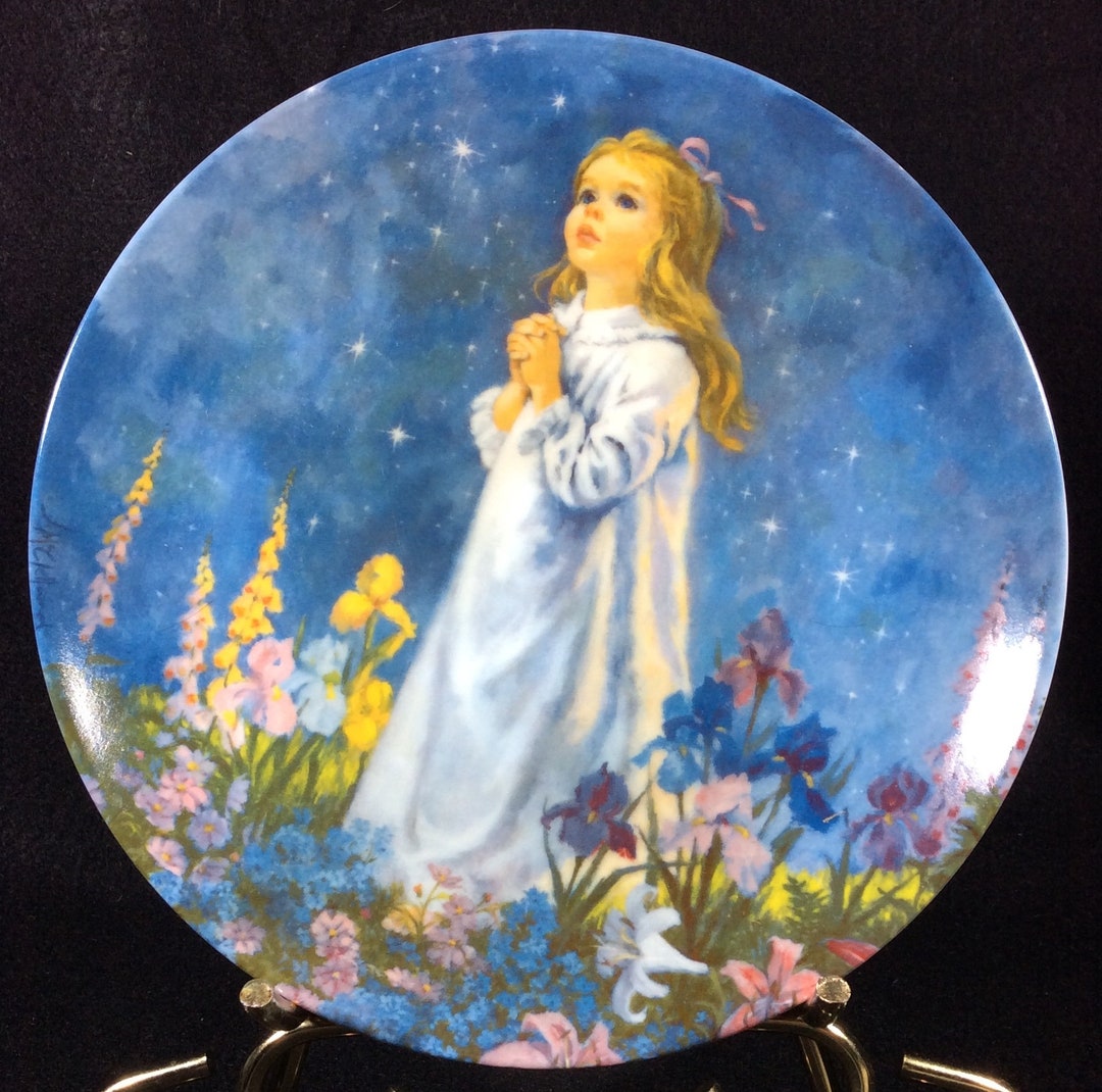 Twinkle Twinkle Little Star Collector Plate by John Mclelland for Reco ...