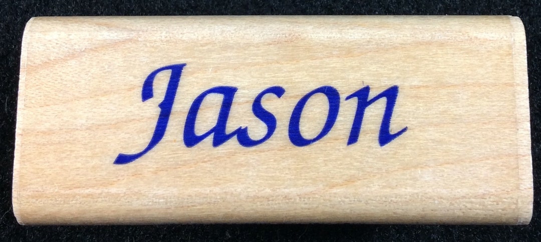 Jason Wood Mounted Rubber Stamp by Inkadinkado - Etsy